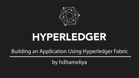 Hyperledger Fabric Sdk Tutorial Blockchain App Development And Chaincode Essentials Youtube