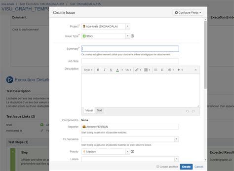 XRAY As A User Whenever Creating Defects From The Execution Screen I Should Only See