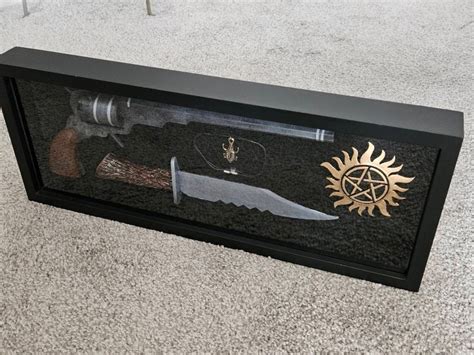 Supernatural Prop Shadow Box Etsy