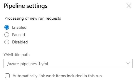 Build Can You Change The Location Of Azure Pipelines Yaml In Azure Devops Stack Overflow