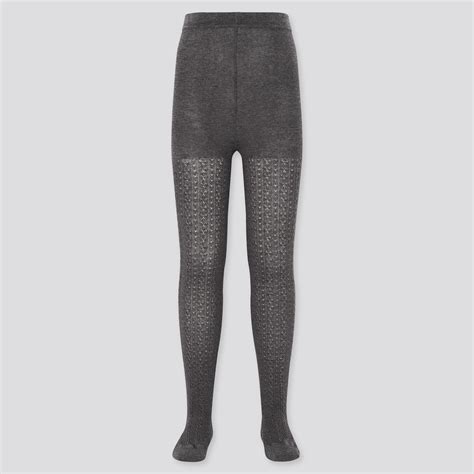 Girls Cable Knit Tights Uniqlo Uk
