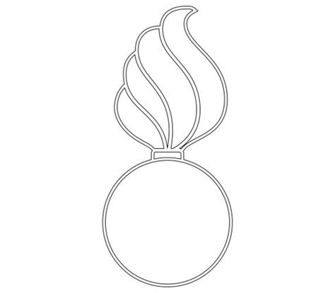 Us Army Ordnance Branch Insignia Vector Files Dxf Eps Svg Ai Etsy