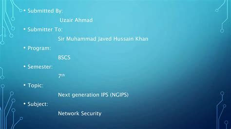 Ngips Next Generation Intrusion Prevention System In Network Security Presentation Pptx