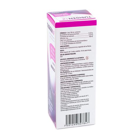 Jarabe Tusigen Nf Adulto Frasco De 150ml Chedraui