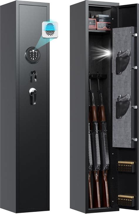 Suxxan Home Rifle And Pistols Gun Safe With Led Light
