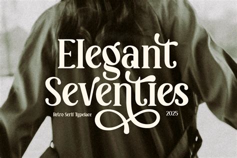 Elegant Seventies Font By Creative Fabrica Fonts · Creative Fabrica