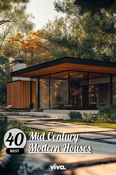 Stylish Mid Century Modern House Design And Exterior Inspiration Mid Century Modern Home