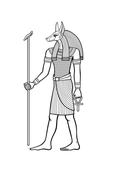 Anubis Drawing Step By Step Tutorial Artofit