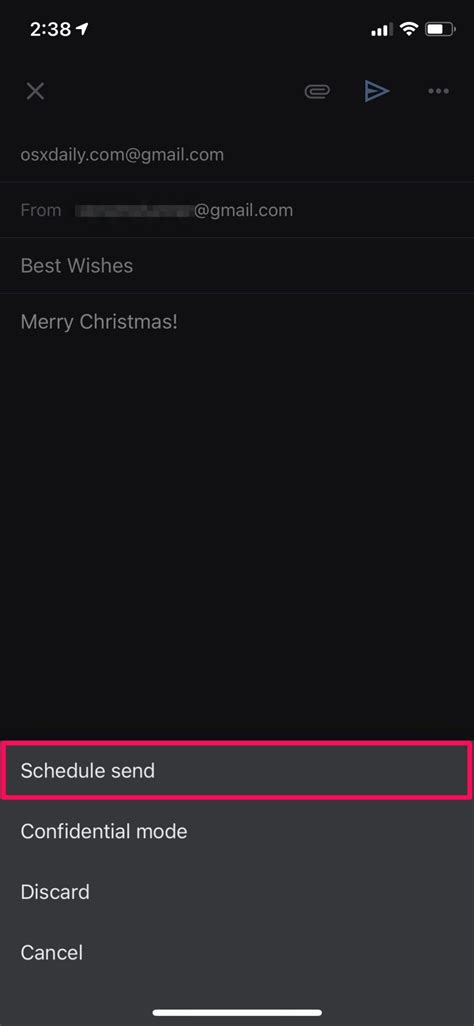 How To Schedule Emails On IPhone And IPad With Gmail