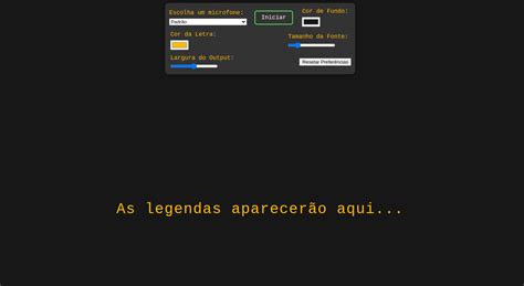 github aloproducao live captions for broadcast the real time speech