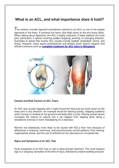PPT What Is An ACL And What Importance Does It Hold PowerPoint Presentation ID