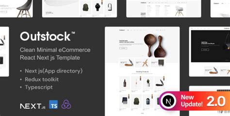 Outstock React Next JS Minimal ECommerce Template Graphicfort