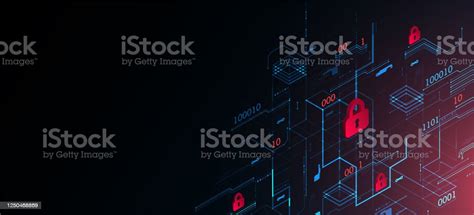 Protection Background Technology Security Encode And Decrypt Stock