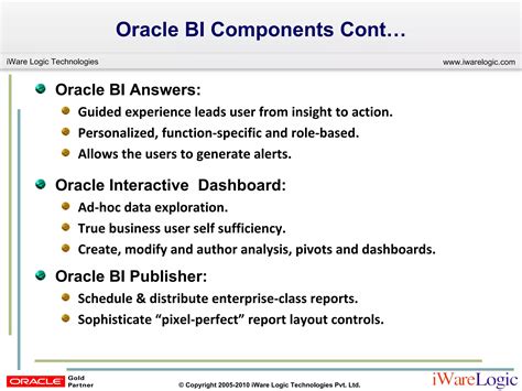 Building Oracle Biee Obiee Reports Dashboards Ppt