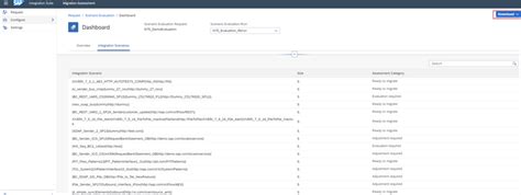 Use The Migration Assessment Application Sap Tutorials