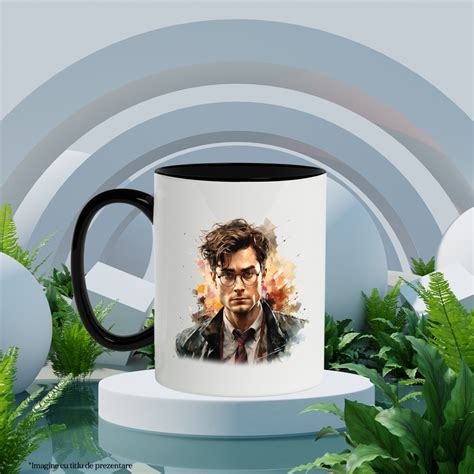 Чаша с Хари Потър Грифиндор Измислен герой Филм Многоцветна 330 Ml Керамика с черна дръжка