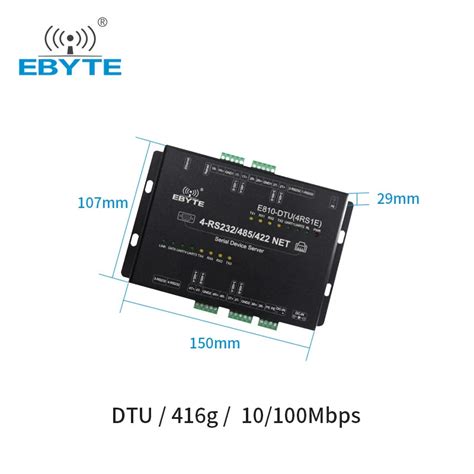 Ebyte E810 Dtu 4rs1e Modbus Rtu Rj45 Ethernet Serial Device Server Iot Module Shop