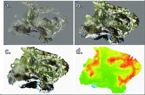Structure From Motion Sfm Processes Of Siung Beach A Point Clouds