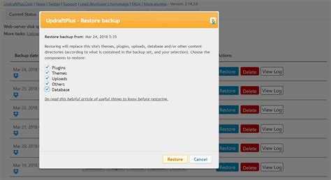 How To Backup And Restore Your Wordpress Site Easily With Updraftplus Kreativo Pro