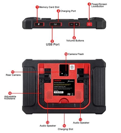 Launch X PAD V With SmartBox Automotive Diagnostic Tool Support Online Coding And