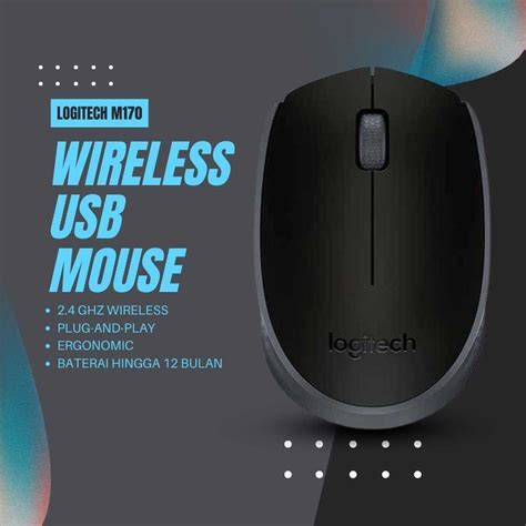 Jual Logitech Wireless Usb Mouse Shopee Indonesia