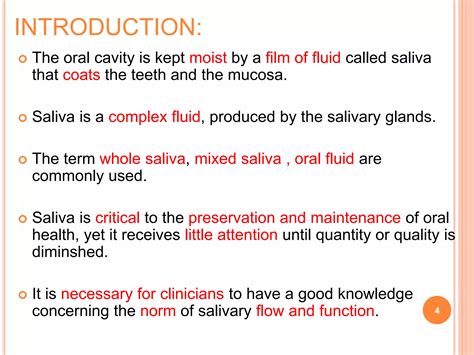 Saliva Pptx