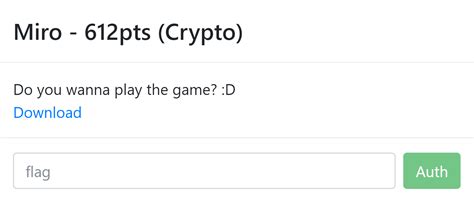 Codegate CTF 2018 Preliminary Miro Crypto Kimtruth S Blog