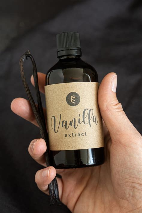 Vanilla Extract Bottle Labels