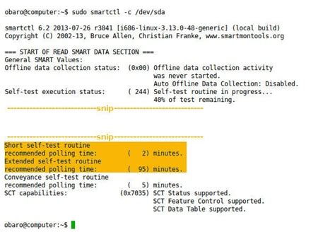 smartmontools check and monitor hard disk health on linux