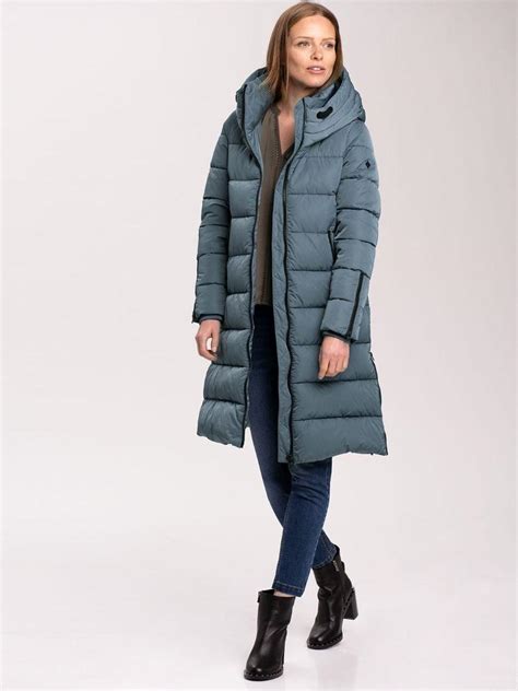 Женская куртка пальто Volcano, зимняя с капюшоном — купить в интернет ...