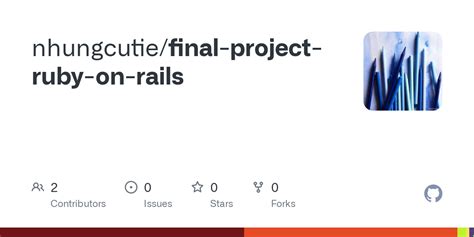 github nhungcutie final project ruby on rails