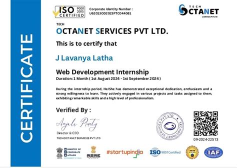 Lavanya Latha Jonnadula On Linkedin Octanetservicespvtltd