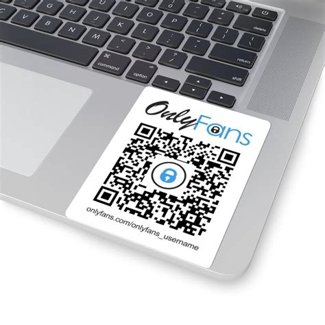Single Custom Onlyfans Vinyl Sticker With Qr Code Etsy