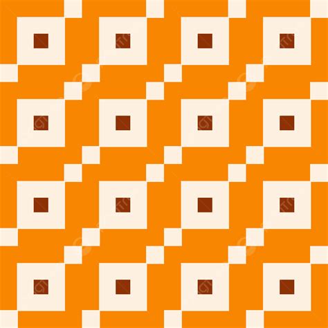 Orange Square Pattern Background Simplest Background Background