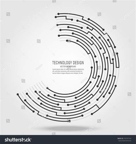 추상 기술 회로 보드 원 스톡 벡터로열티 프리 793707154 Shutterstock 회로 프리 패턴