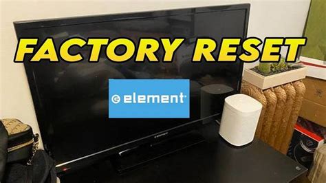 How To Reset Element TV A Comprehensive Guide