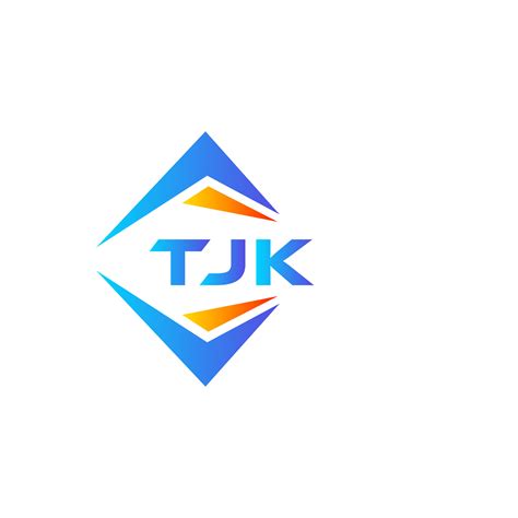 Tjk Abstract Technology Logo Design On White Background Tjk Creative Initials Letter Logo