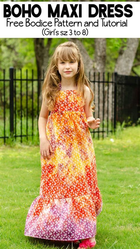 The Boho Maxi Dress Tutorial And Pattern Scattered Thoughts Of A