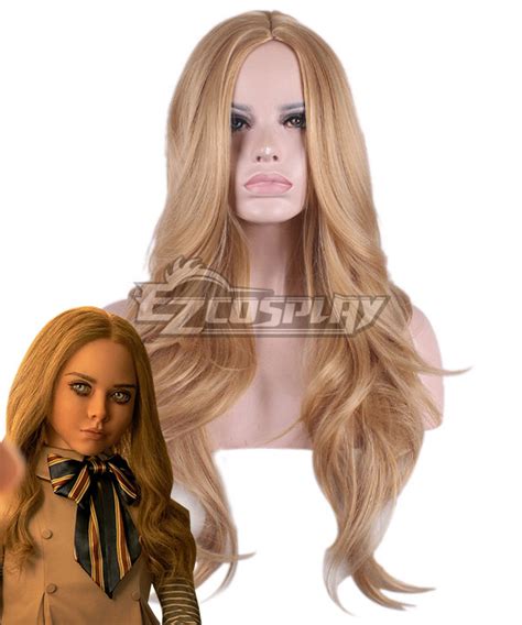 M3gan Ai Doll Megan Golden Cosplay Wig