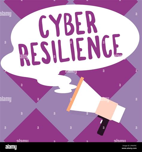 Conceptual Caption Cyber Resilience Internet Concept Measure Of How Well An Enterprise Can