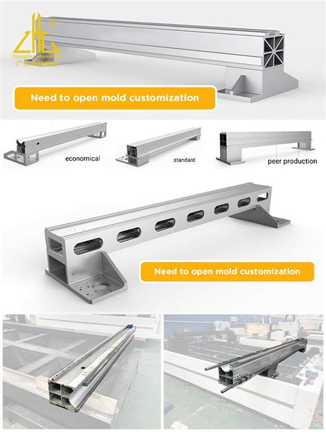 가공된 알루미늄 레일 압출 프로파일 Cnc 항공 알루미늄 갠트리 공장 중국산 Pailian 알루미늄