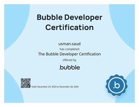 Mohammad Usman Saud On Linkedin Bubbleio Nocode Certification