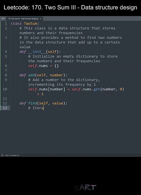 Leetcode 170 Two Sum Iii Data Structure Design In Python Python