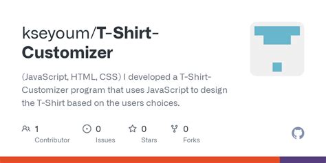Github Kseyoumt Shirt Customizer Javascript Html Css I