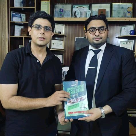 Advocate Malik Ahmer On Linkedin Receiving Book Written By My Mentor