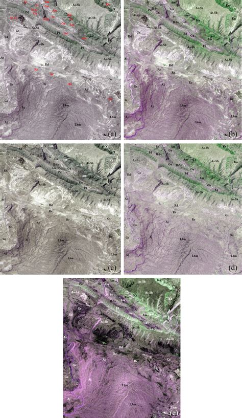 Fusion Result Using A Bt B Gs C Cn D Sfim E Dwt Method Download Scientific Diagram