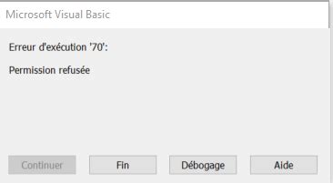 Excel Execution Error Permision Denied When I Run A Python