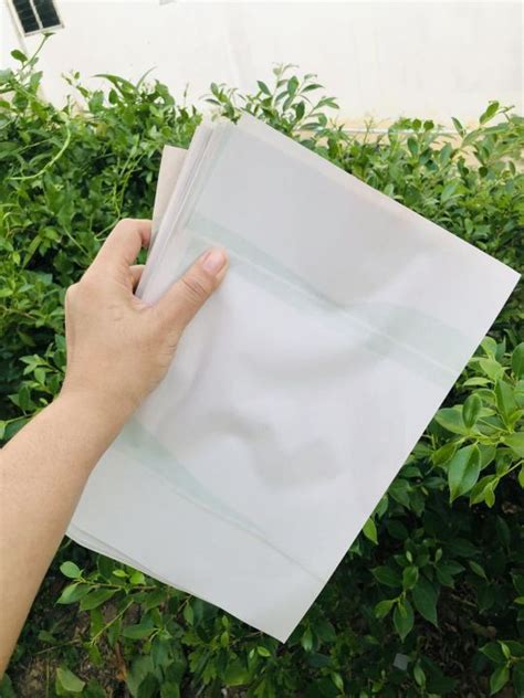 กระดาษห่อฝรั่ง กระดาษปรู๊ฟ หนากำลังดี ใช้ห่อเเผ่นเดียว จำนวน 1 กก ขนาด 7 5x11 นิ้ว เหนียว กัน