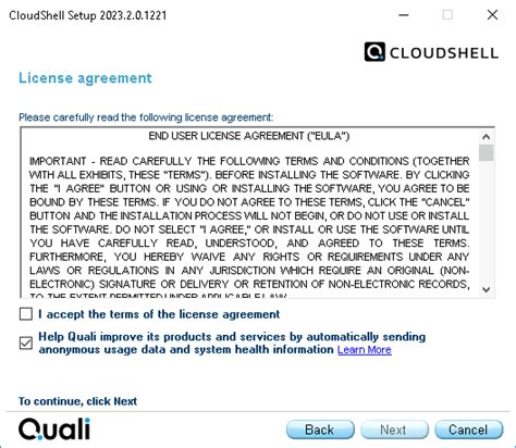 Install Cloudshell Cloudshell Help