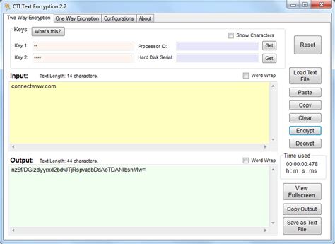 Cti Text Encryption Text Encryption And Decryption Tool